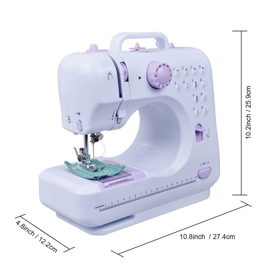 Mini Electric Sewing Machine - Lightweight, Dual Speed, Multifunctional ...