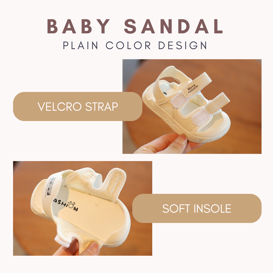 Kasut Raya Baby Unisex 6M-5Y Move Fashion Kids Sandal Soft Anti Slip ...