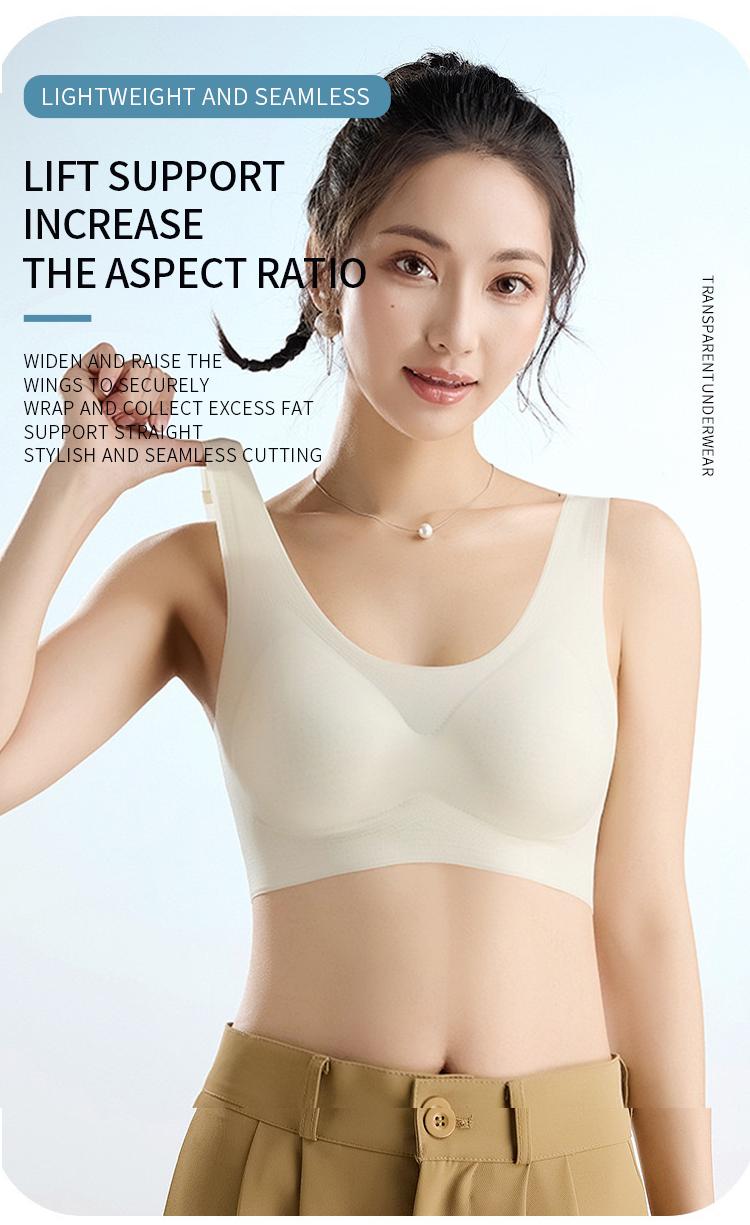 Magic Will Bra Sukan Ice Silk Anti Gelincir Angkat 360° Auto Fit Ultra Nipis Bernafas | Shopee ...