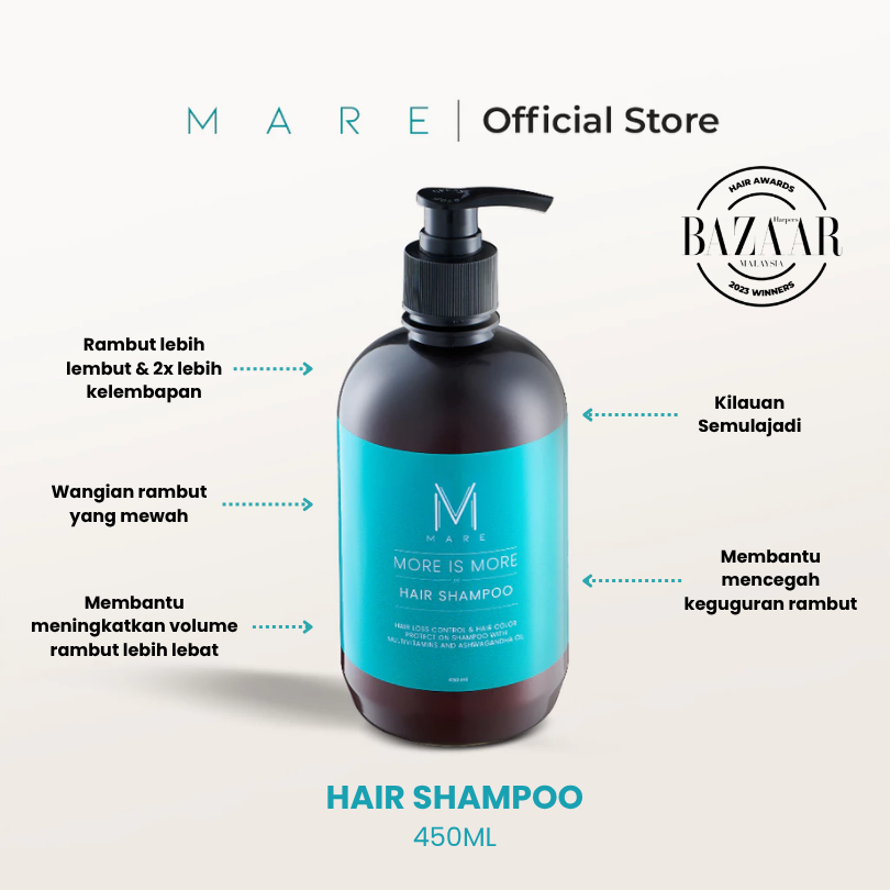 MARE More Is More Hair Shampoo for Hair Loss Control & Colour ...
