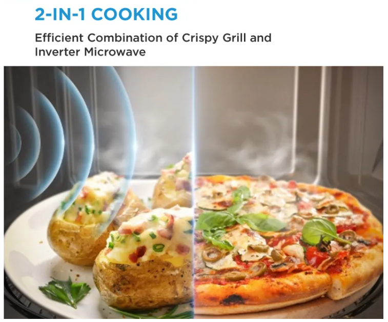 Midea 30L Inverter Microwave Oven with WiFi Control EG9P032MX-PS0F ...