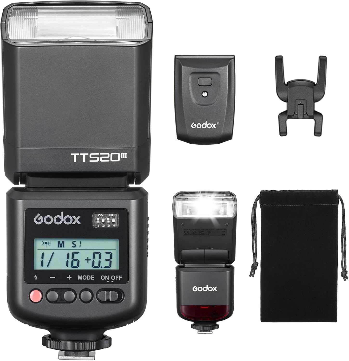 Godox TT520III / TT560II Camera Flash Speedlight free Wireless Flash ...