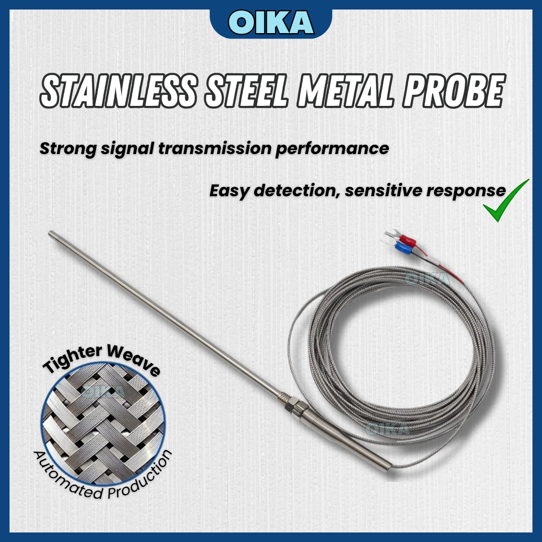 [READY STOCK] 1PC Thermocouple Temperature Sensor K-Type E-Type M6 M8 ...