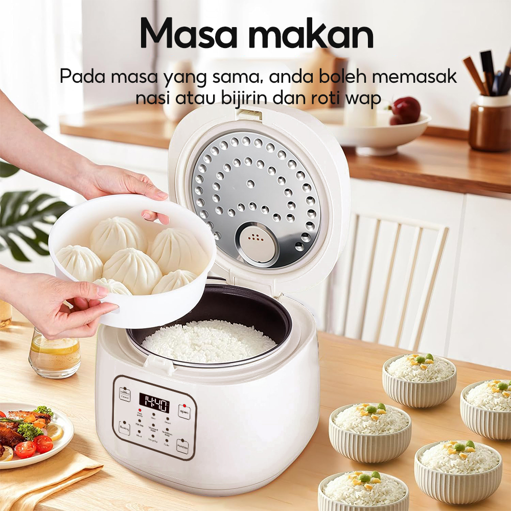 Simmo Premium Rice Cooker Smart Rice Cooker 3L LED Smart Screen Display Household Multifunction ...