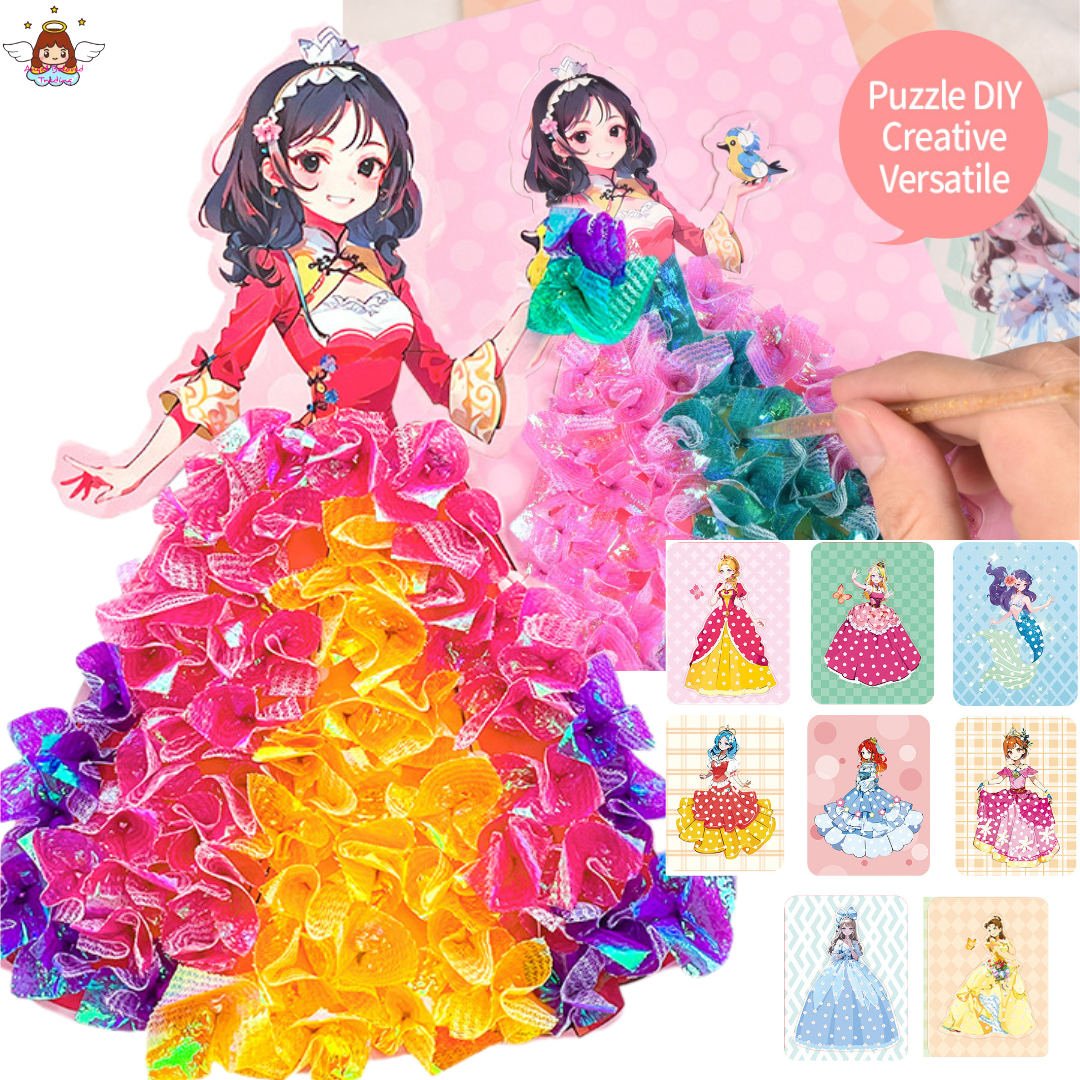 Kit Kraf Berpakaian Puteri Princess Dress Up Craft Kit Dress Fabric ...