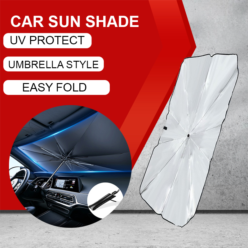 UV Car Sunshade Front Windscreen Heat Sun Visor Umbrella Car Parasol ...