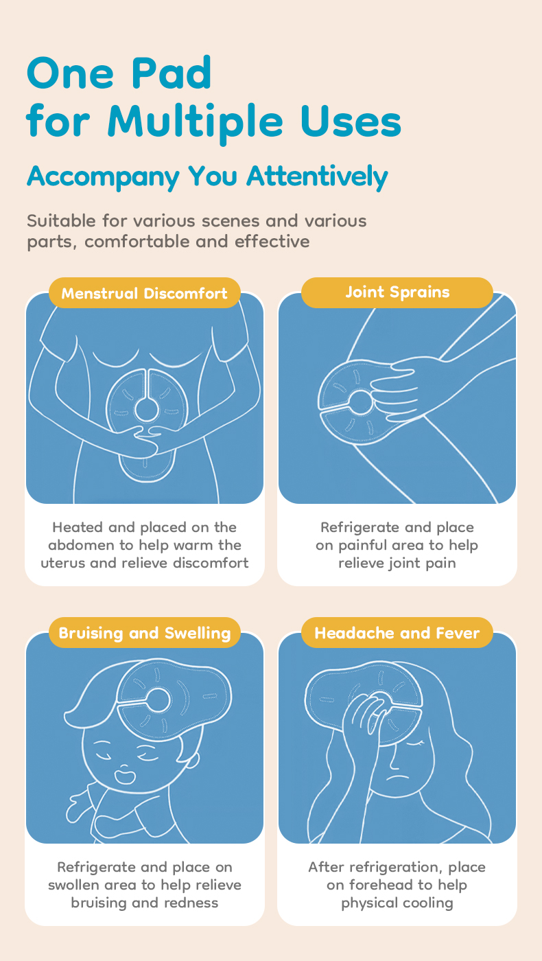 Dr.isla Hot &Cold Breast Therapy Thermal Pad Use Reusable Breast Relief ...