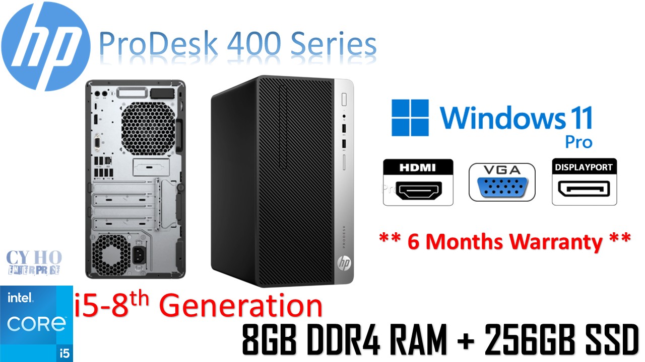 HP REFURBISHED DESKTOP - Elitedek 600 i7 & i5-8th Gen/ 16GB RAM+256GB ...