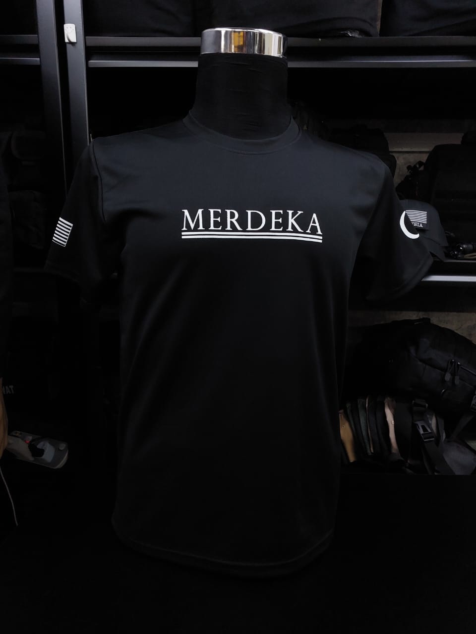 Dr Tactical Microfiber Silkscreen Printed T-Shirt Merdeka 2025 Version ...