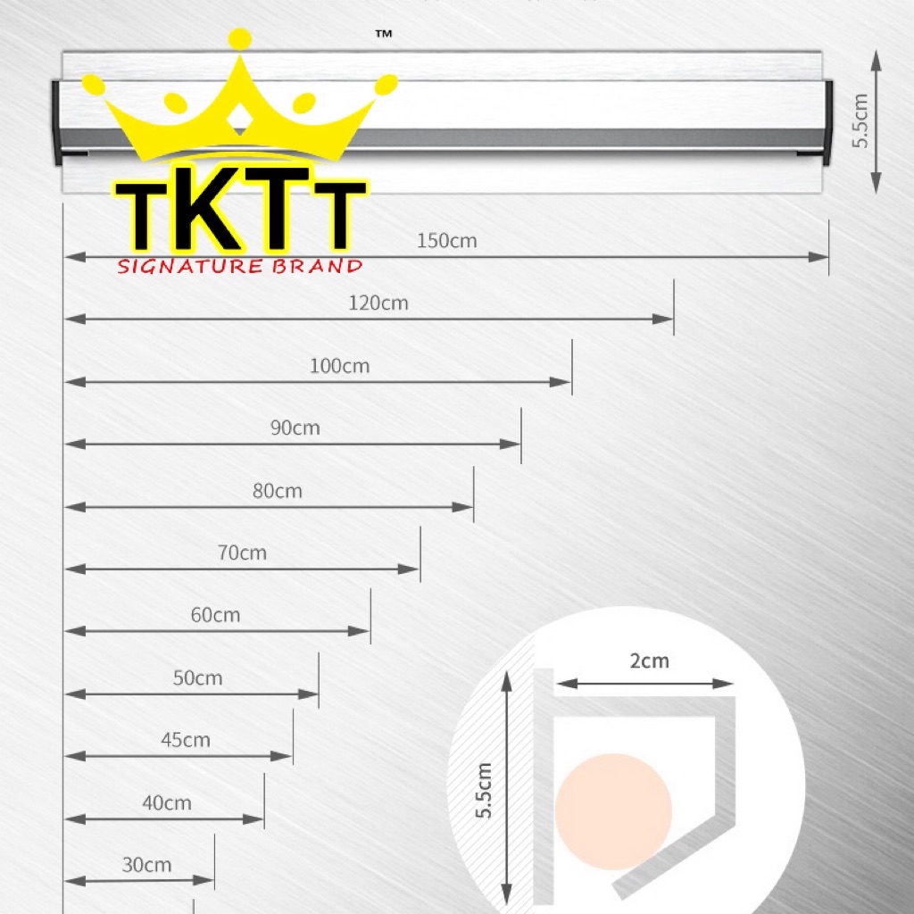 TKTT Wall Bill Holder Ticket Paper Tab Grabber Receipt Check Holder Bar ...