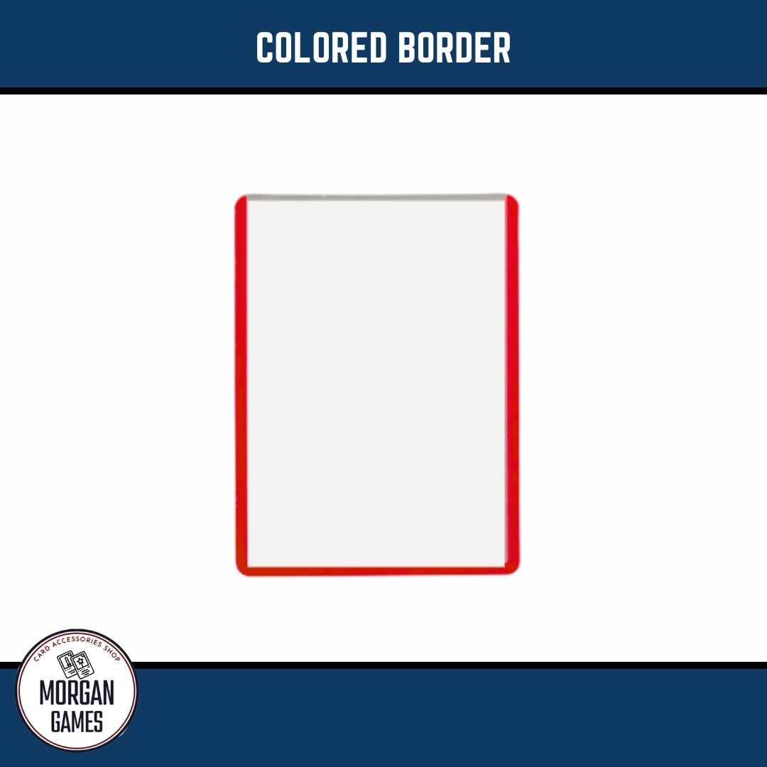 【Morgan Games】[Ready Stock] 25 Pieces Colored Border Toploader for TCG ...