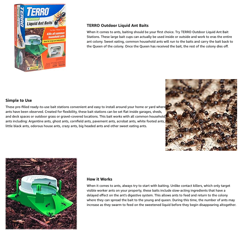 GENUINE Terro Liquid Ant Killer | Liquid Ant Baits | Outdoor Liquid Ant ...