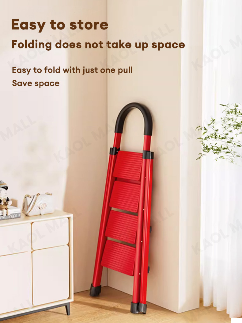 Tangga lipat Heavy Duty Ladder Foldable 8 Step Folding Ladder Thick ...
