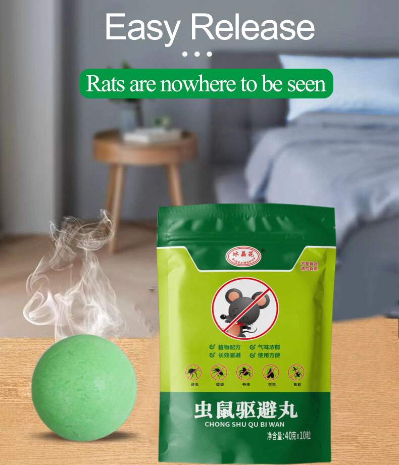 Powerful Rat Repellent Pills Long-Lasting Effect 100% Expel Insect ...