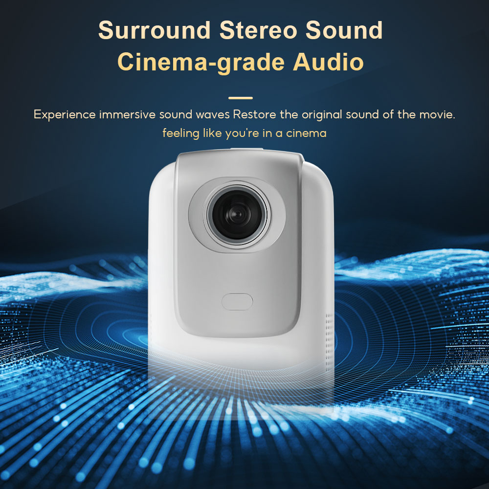 Projector TS-8 4K Auto Focus HIFI Hidden Sound Retractable Smart ...