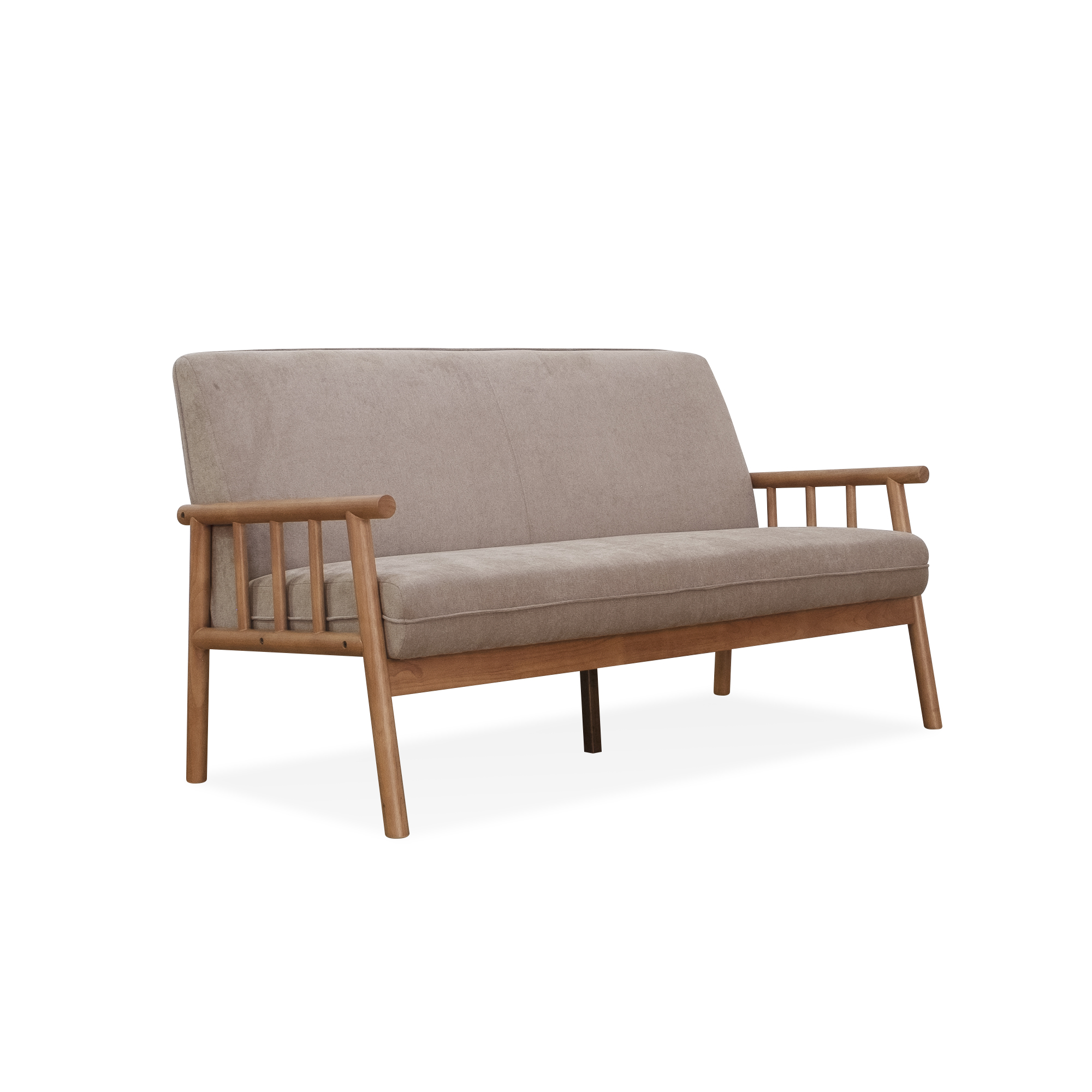 MODA Robin Sofa Solid Rubberwood Full Set 51.2kg, Sofa Kayu Padu (1+2+3 ...