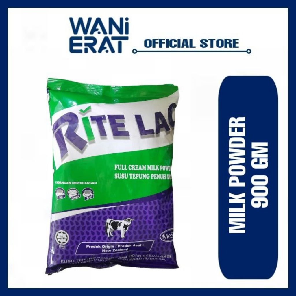 [900GM] RITE LAC FULL CREAM MILK POWDER | SUSU TEPUNG PENUH KRIM ...