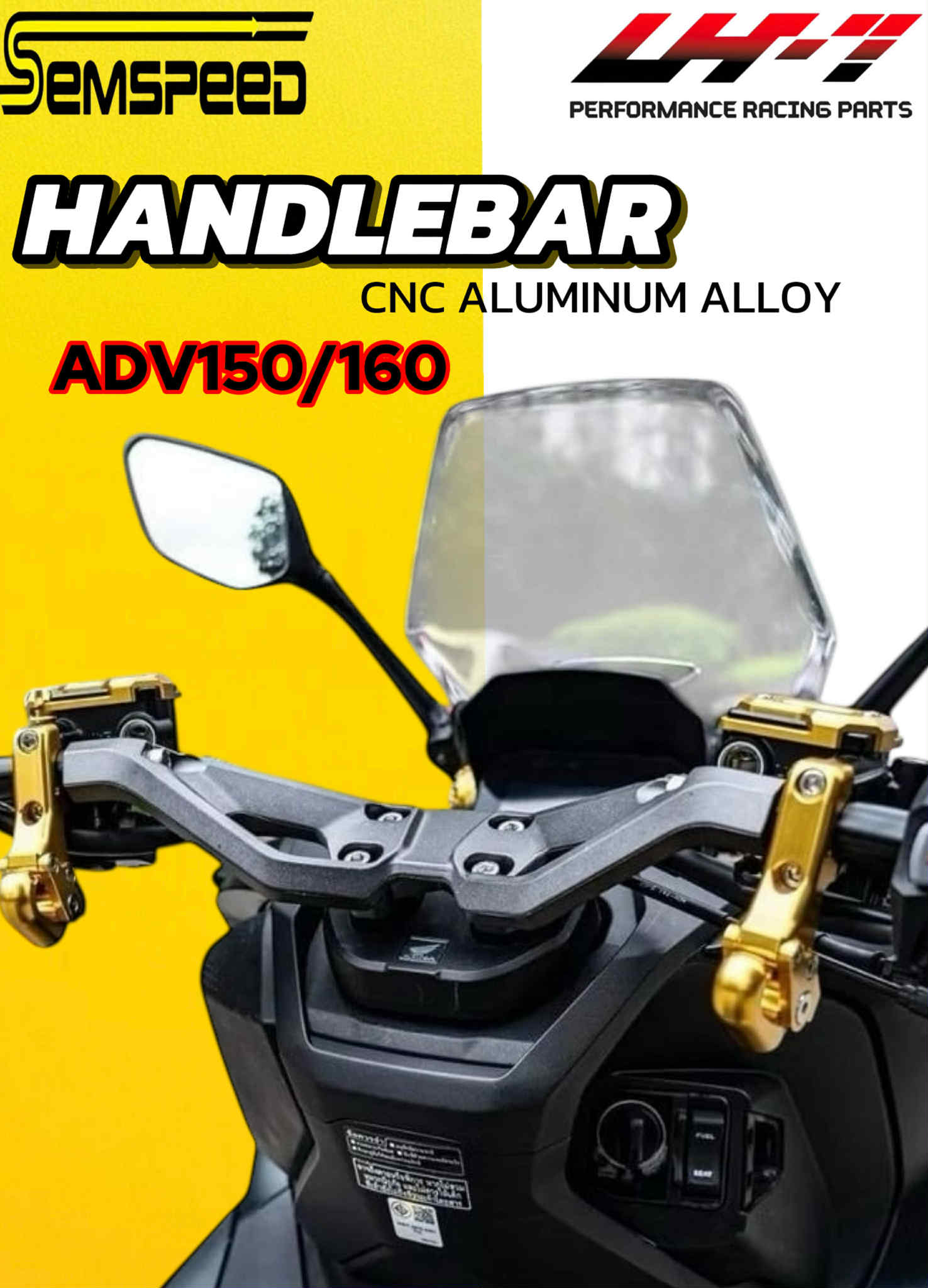 MOTOSIKAL HANDLE BAR SEMESPEED Yamaha NMAX V3 XMAX V1 V2 ADV 150 160 ...