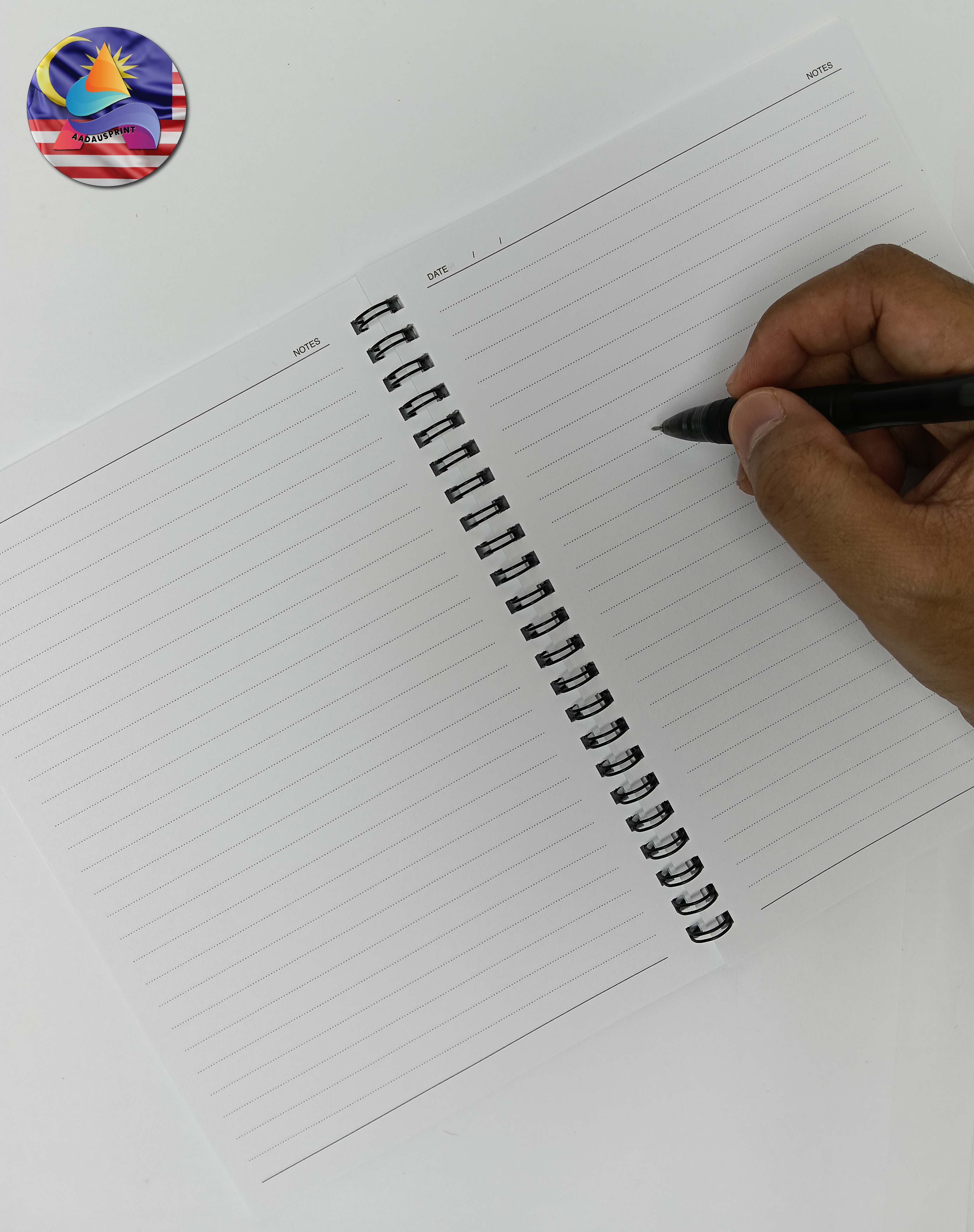 Notebook Merdeka A5 Buku Nota Garis Wire O | Shopee Malaysia