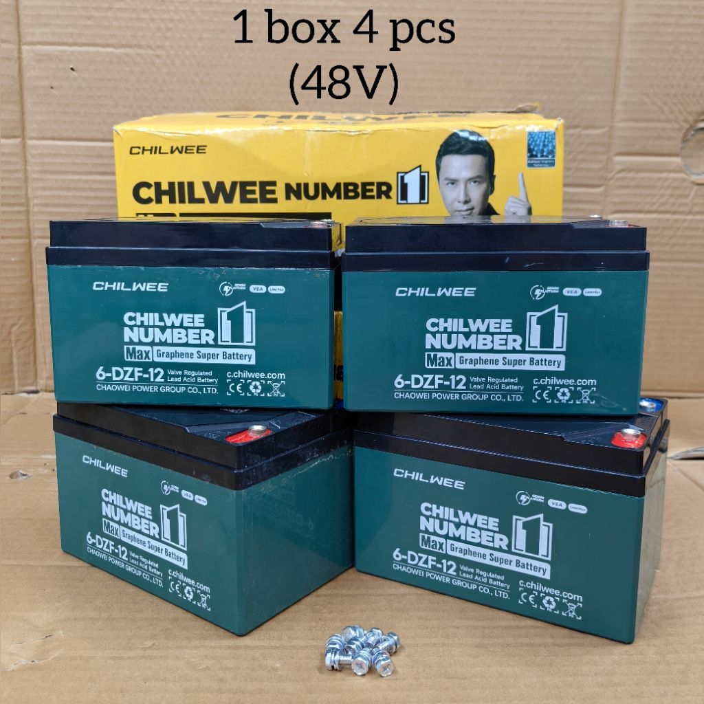 (ORIGINAL) CHILWEE ELETRIC BIKE BATTERY 12V10AH BATERI BASIKAL ELETRIK ...