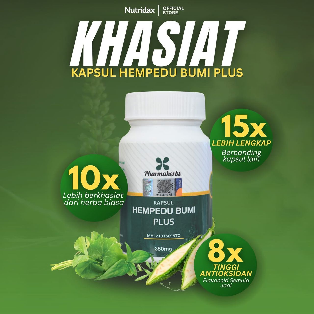 100% ORIGINAL KAPSUL HEMPEDU BUMI PLUS BY NUTRIDAX | Shopee Malaysia
