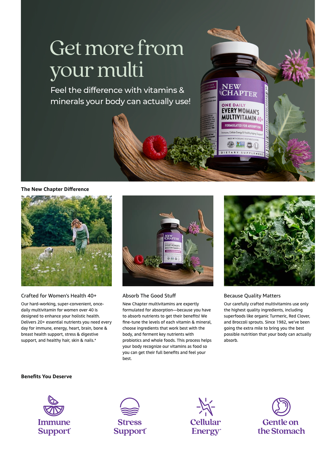 New Chapter One Daily Every Woman's Multivitamin / Man's Multivitamin / Bone Strength | Shopee ...