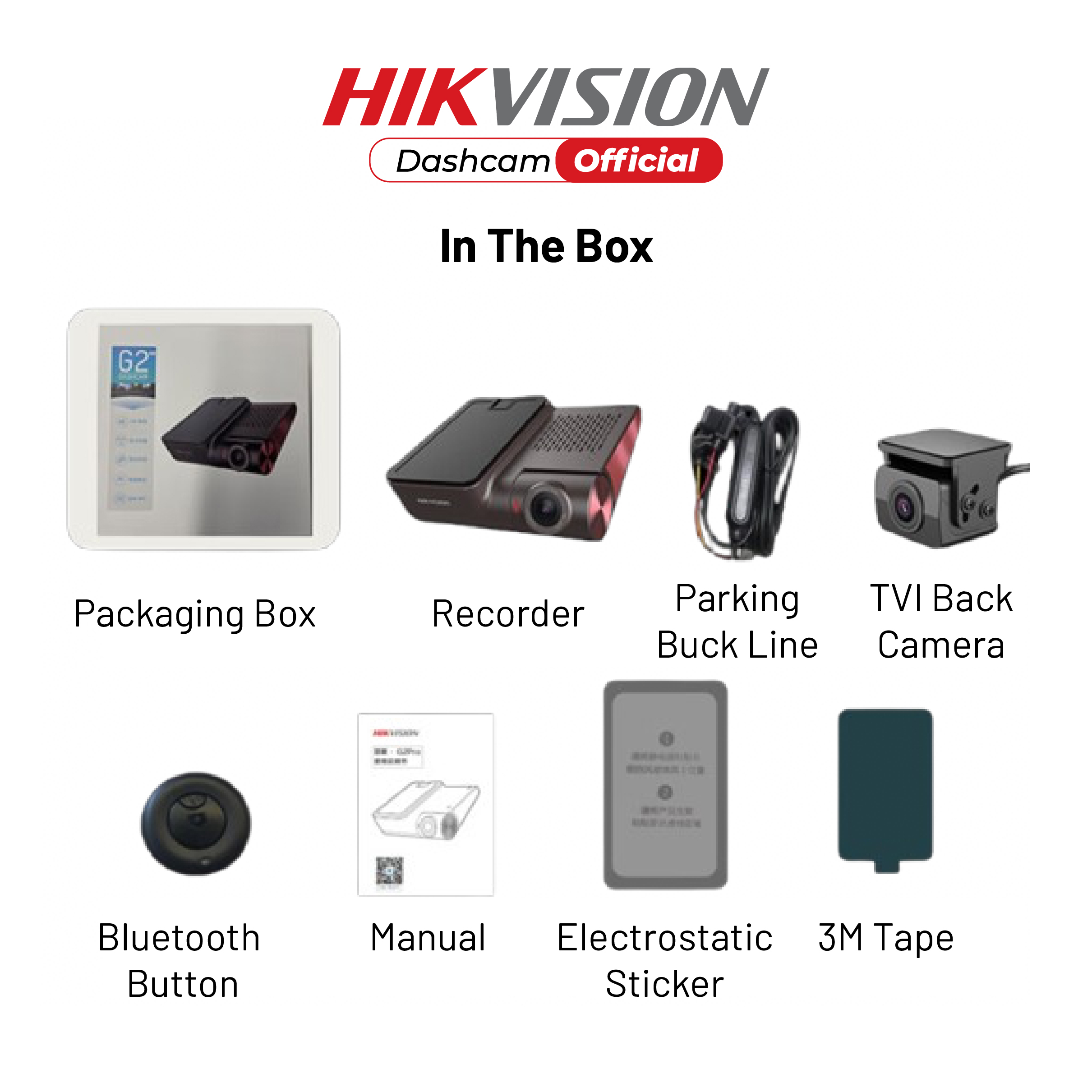Hikvision G2 Pro 4K Dashcam & Car Camera | Dual Channel | GPS + ADAS ...