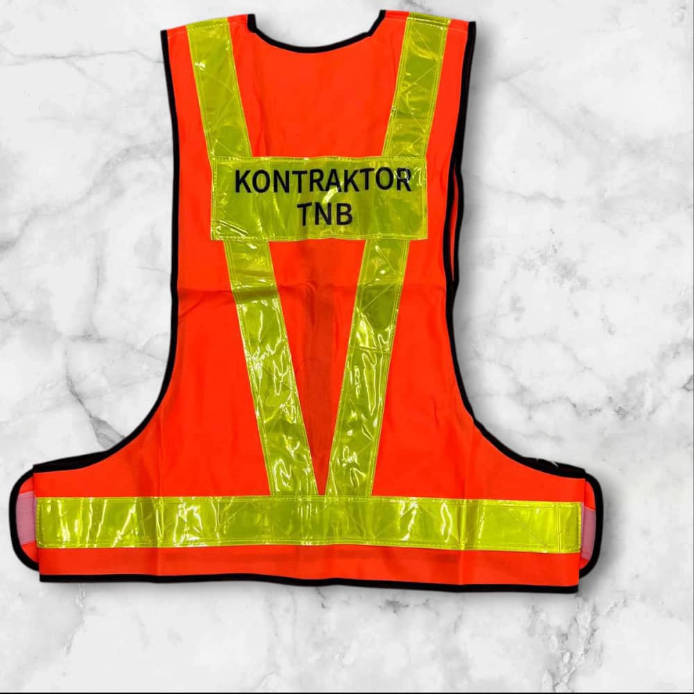SAFETY VEST TNB FOR KONTRAKTOR ELECTRICAL WORKER | Shopee Malaysia