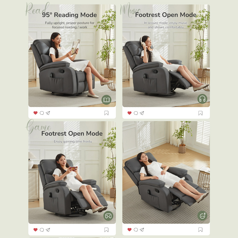 [Hot seller ]Zero Healthcare First Class Massage Sofa 2 Layer Lazy Sofa ...