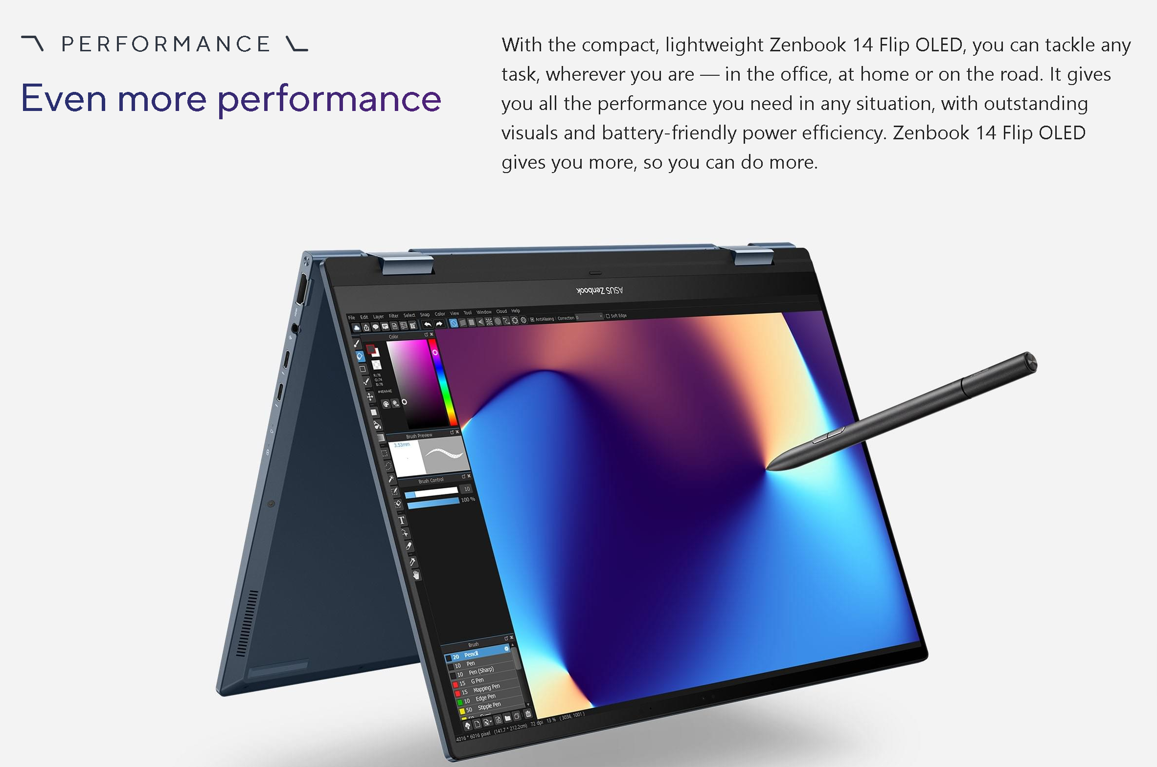 【USED】ASUS Zenbook 14 Flip OLED (UP3404) Intel® Core™ i7-1360P | 16GB ...