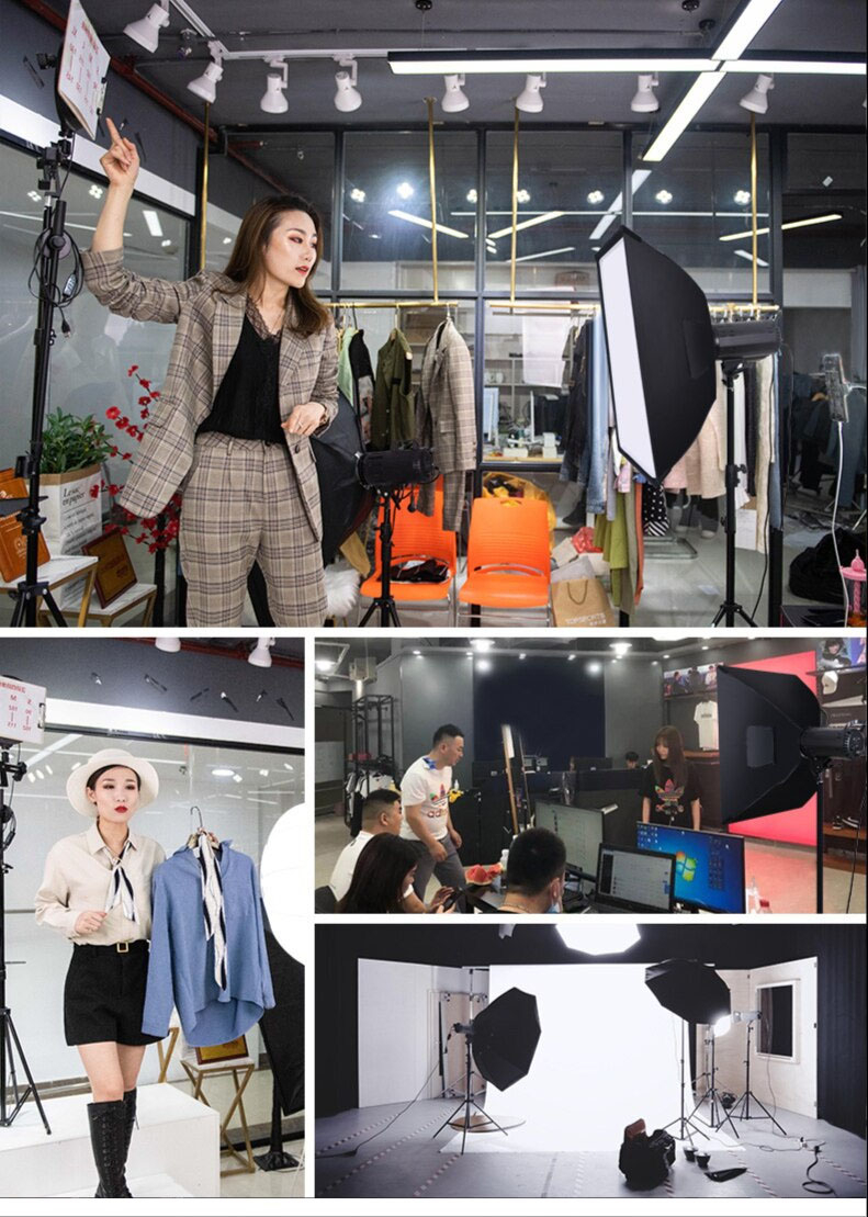 ANDIOS 300w A3MAX Lampu Studio Lighting LED 6090 Softbox Petak Besar ...