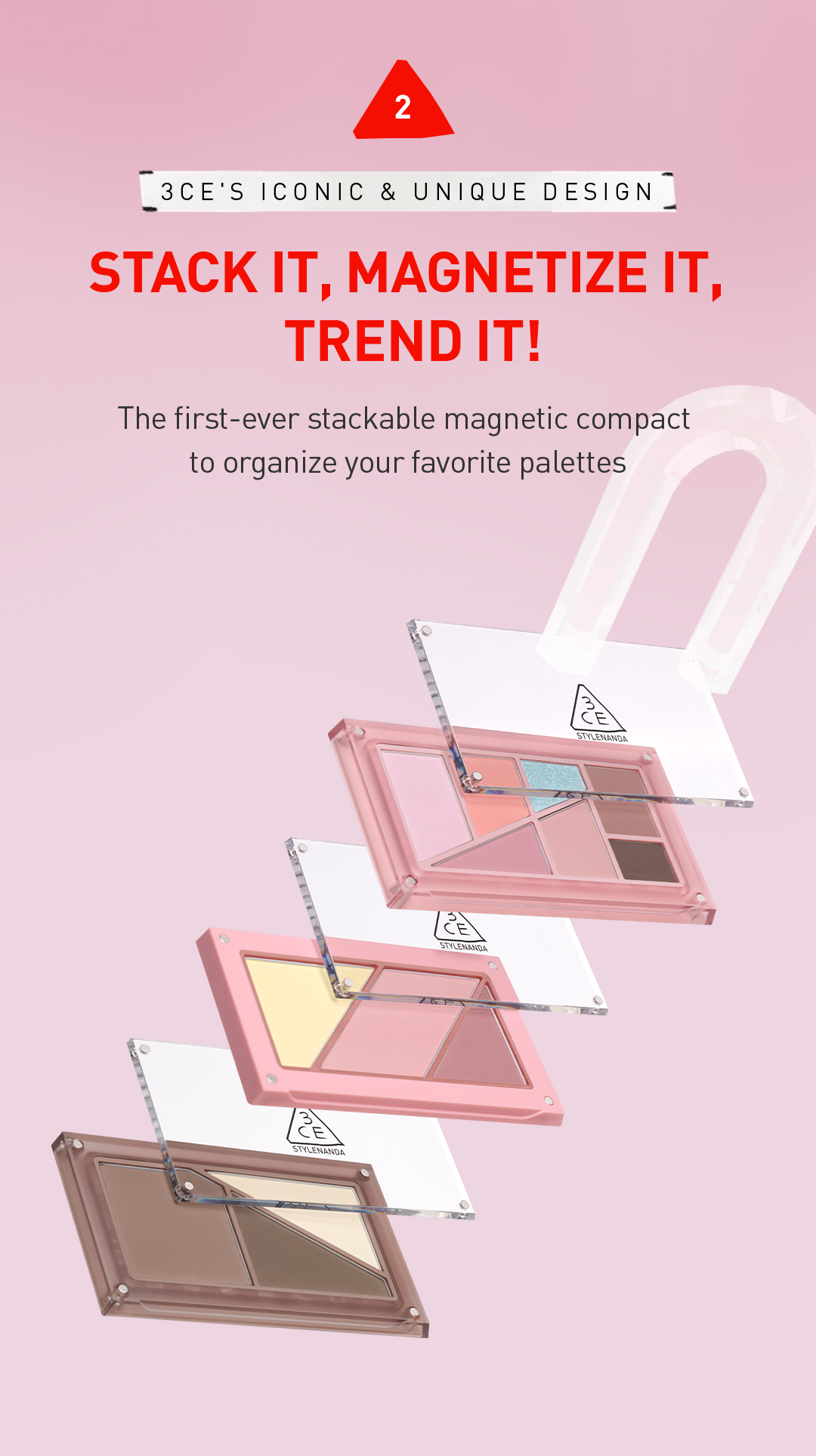 3CE LAYER IT ALL PALETTE Personalized Eyeshadow Contour Blush ...