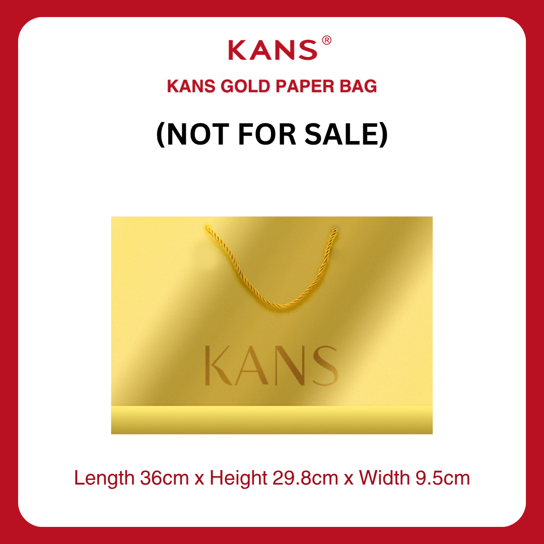 [NOT FOR SALE] KANS Special Paper Bag | Gold Color / Flower Series ...