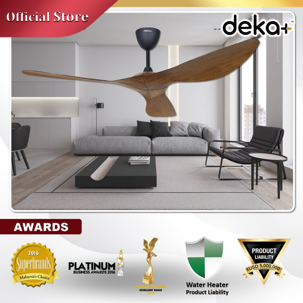 【Free Shipping + FreeGift】Deka MONZIO 56” Designer Ceiling Fan | Sleek ...
