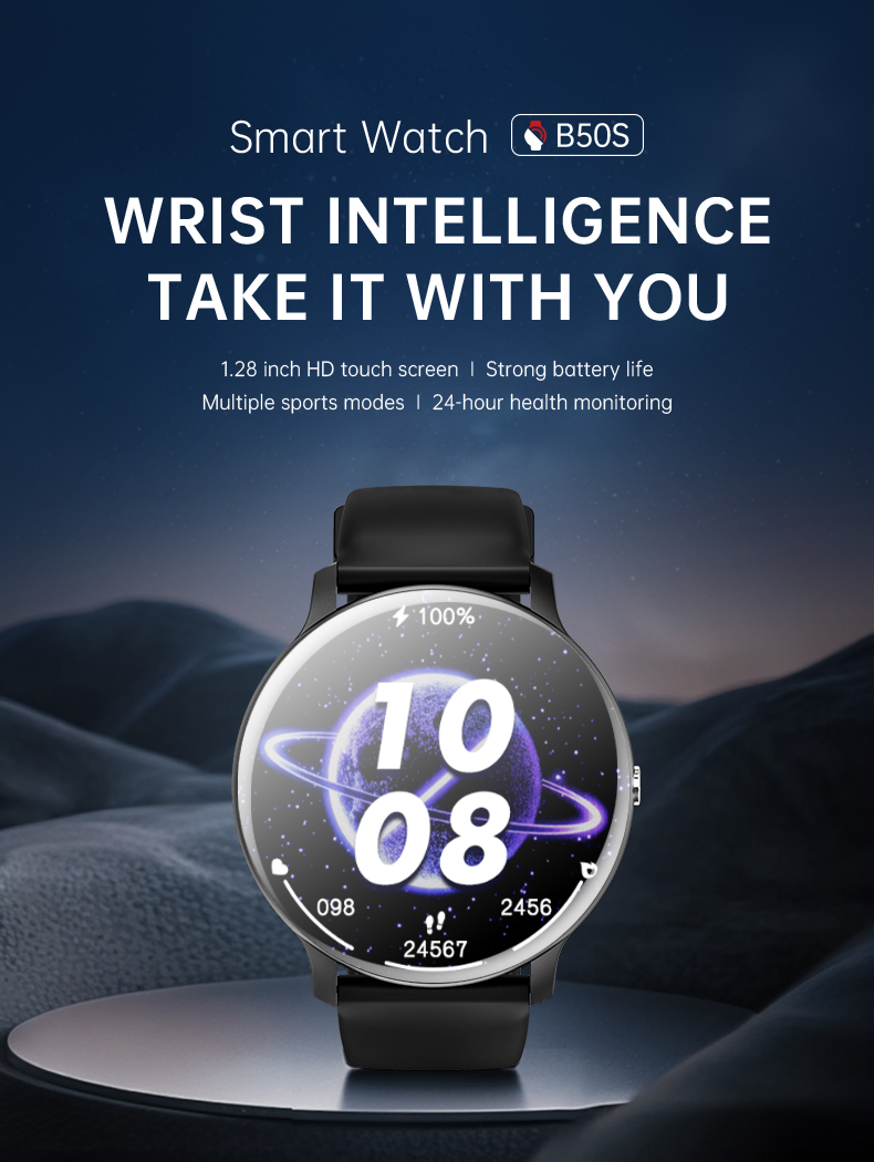 SKMEI＆BOZLUN B50S 1.39‘’ Smart Watch Women Men Waterproof Blood ...
