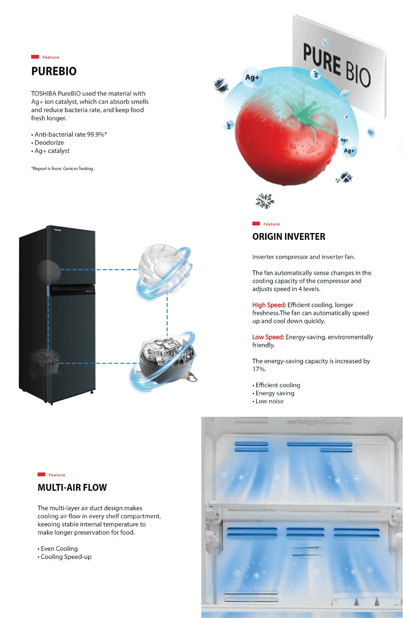 [Online] Toshiba GR-RT252WE-PMY(52) 250L Origin Inverter 2 Door ...