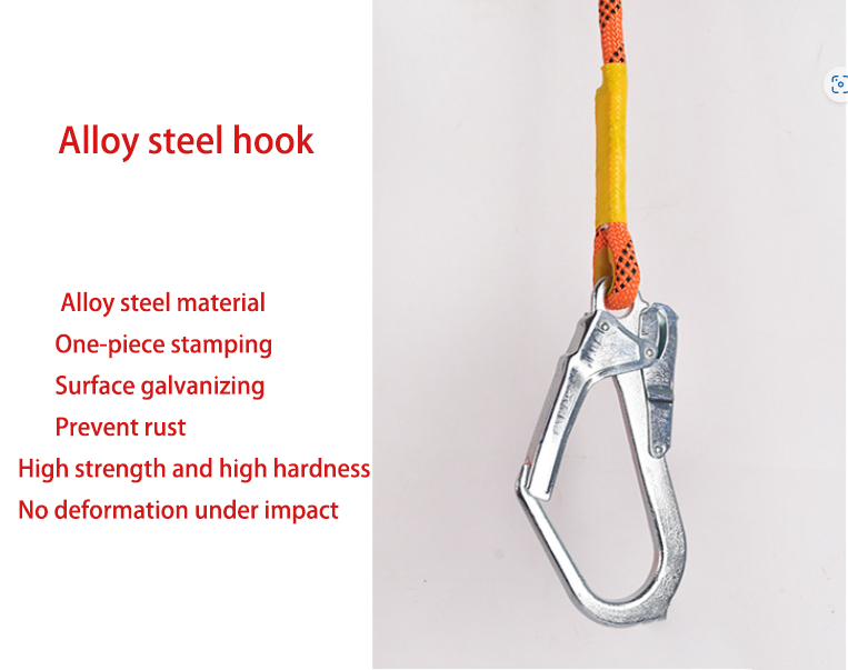 Full body safety harness Working at height safety harness double hook ...