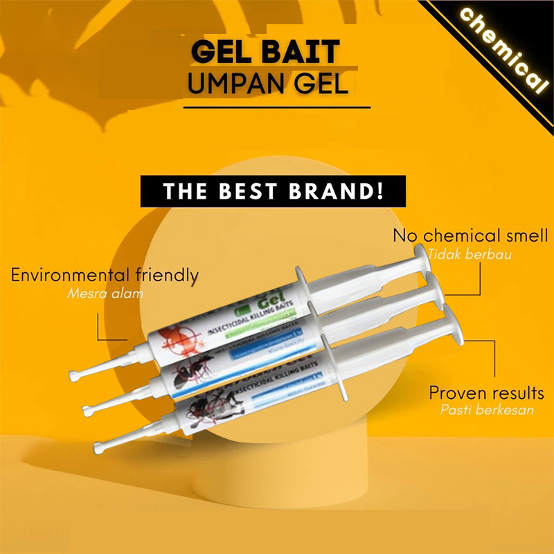 Ant Killer Bait Racun Ant Cockroach Gecko Killer Insecticide Gel Bait ...