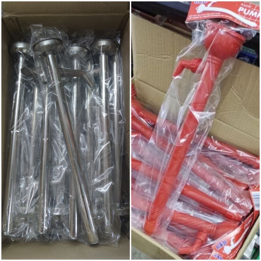 Pam Minyak Plastik/Hand Pump/Pam Thinner/Manual Hand Pressure Type fuel ...