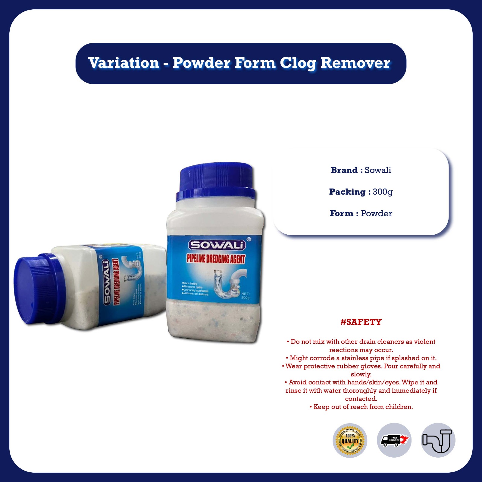 OBAPROOF 500g Heavy Duty Clog Remover Singki Paip Toilet Ubat Singki ...