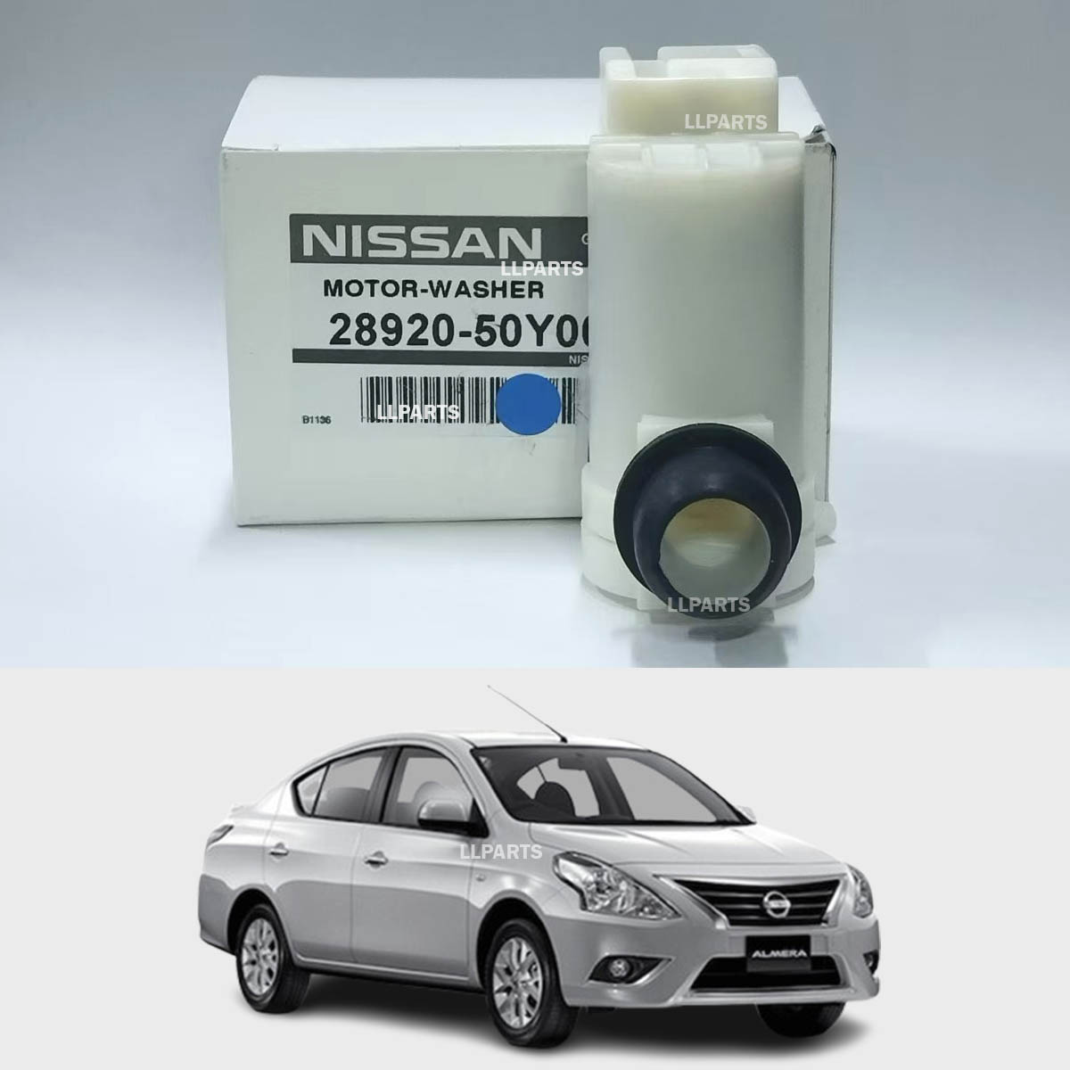 Original Washer Tank Motor Nissan Almera N17 Sentra N16 Serena C23 X ...