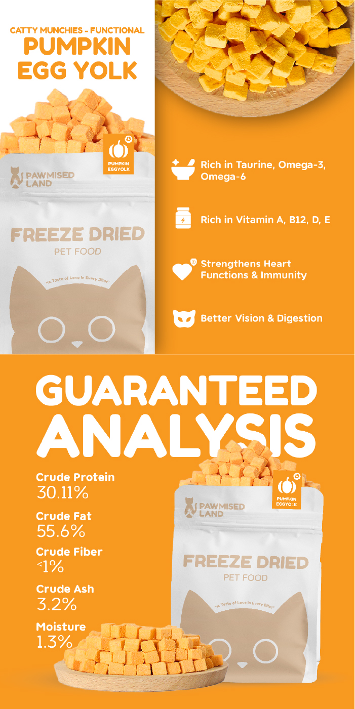 PawmisedLand Catty Munchies - Pumpkin Eggyolk - Functional Series ...