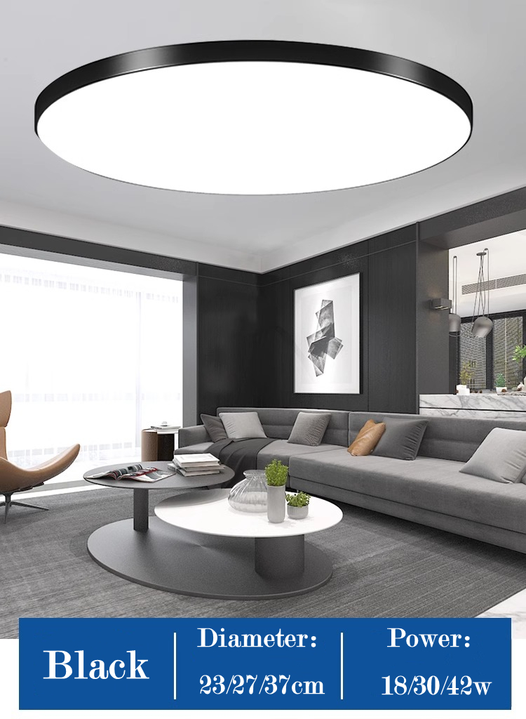 Ultra-thin 2cm LED Ceiling Light,Lampu LED Waterproof Light ，Bathroom ...