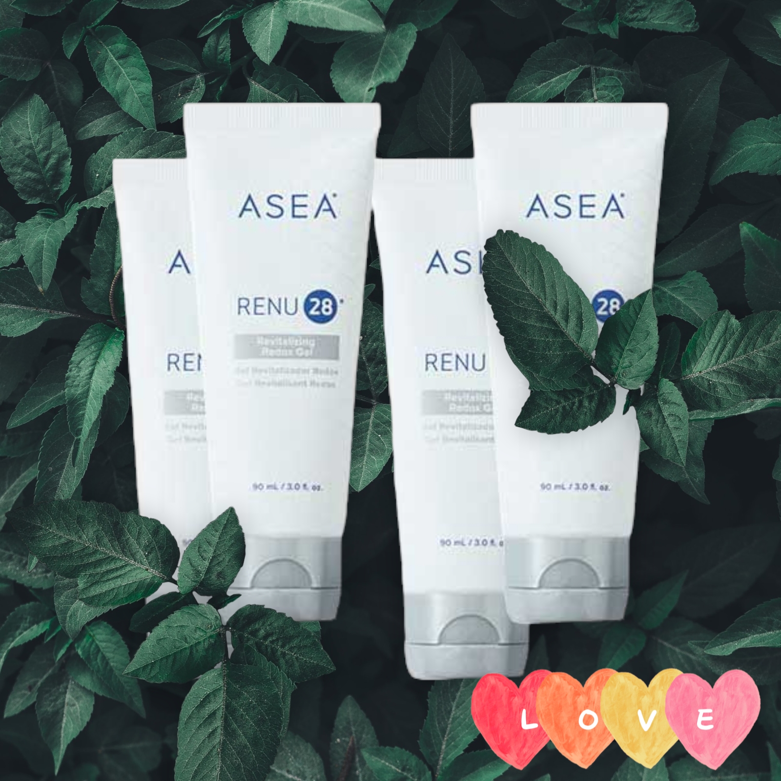 ASEA Renu 28 Revitalizing Redox Gel (90ml x 4 tubes) | Shopee Malaysia