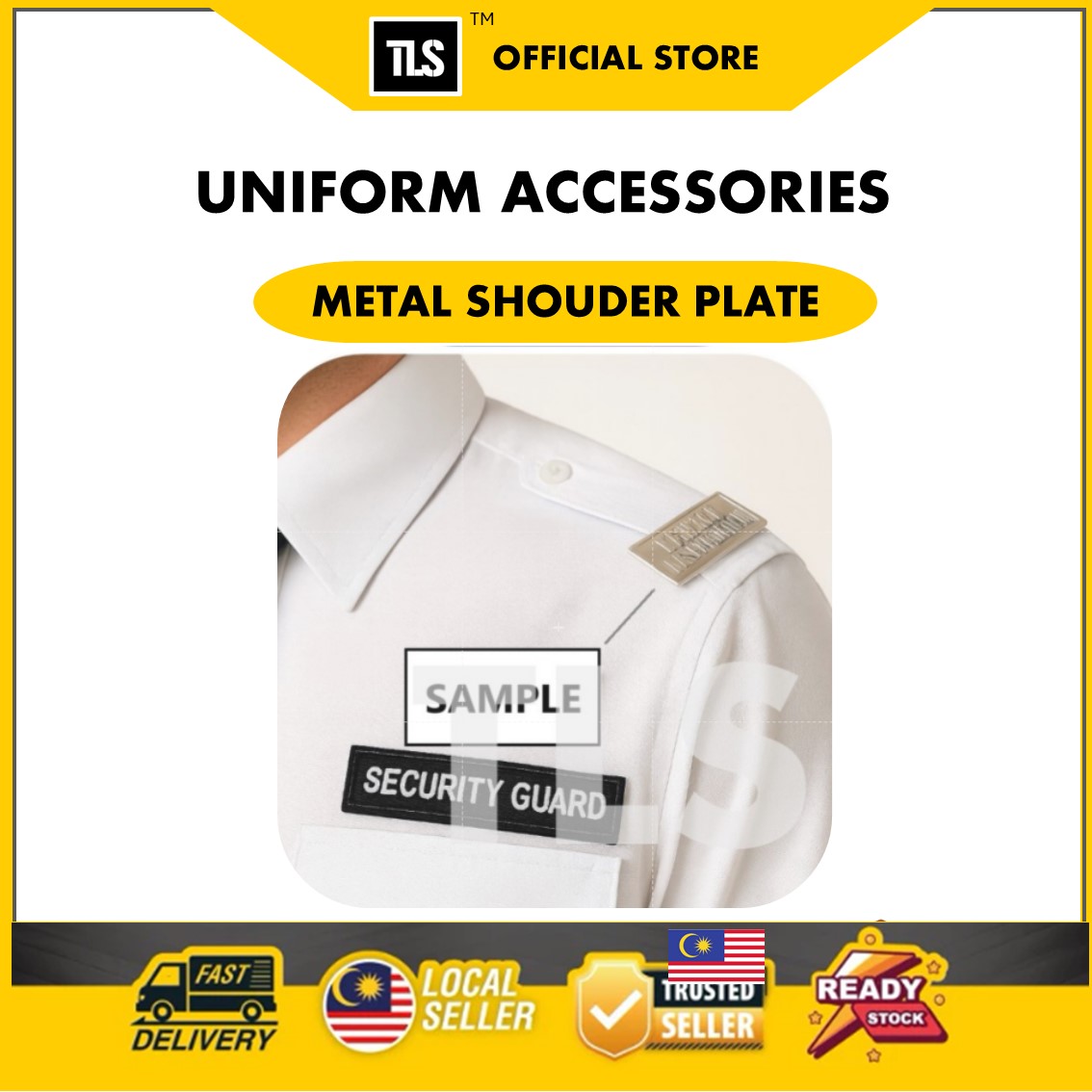 Shoulder Plate for Security uniform/Lencanabesikawalankeselamatan ...