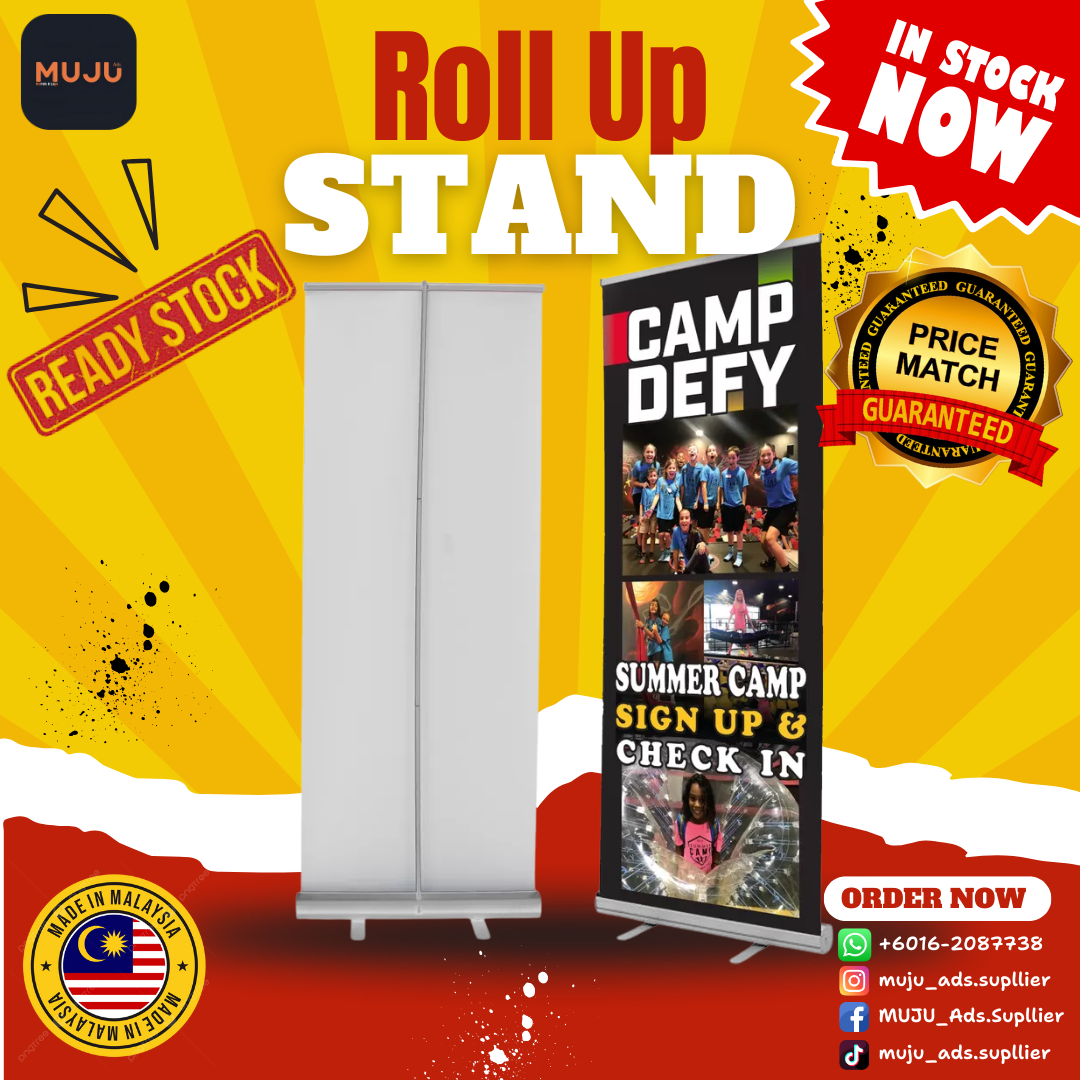 【READY STOCK】Roll Up Bunting Stand Aluminium (1 DAY ONLY) ship out ...
