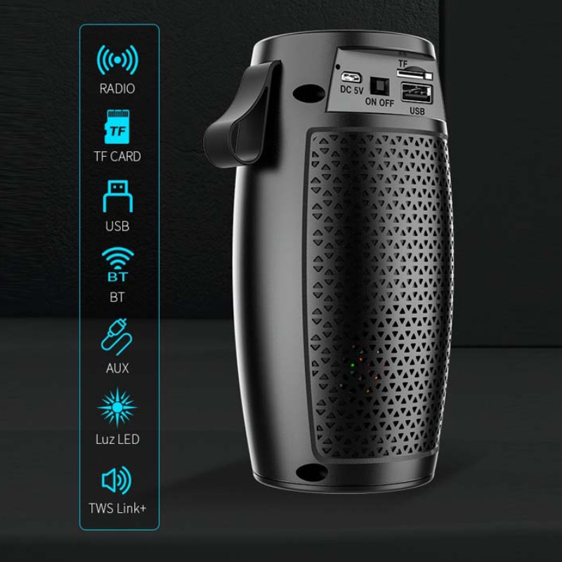 USB Speaker Laptop Desktop Stereo Mini Speaker With RGB LED Light AUX ...