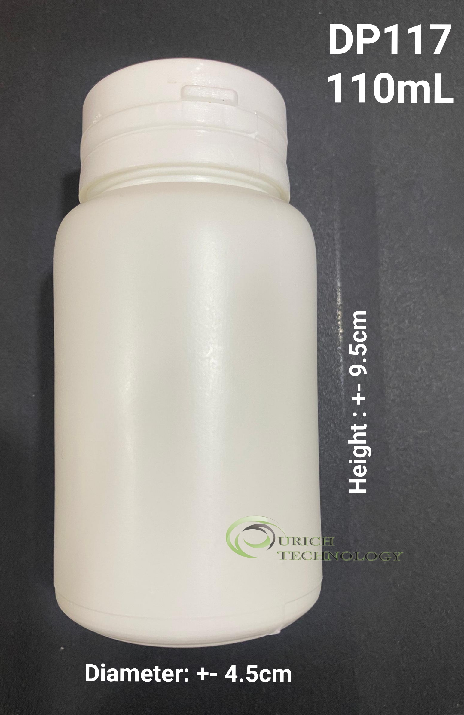 Empty White Plastic Capsule Bottle 110mL | Botol Ubat, Botol Kapsul ...