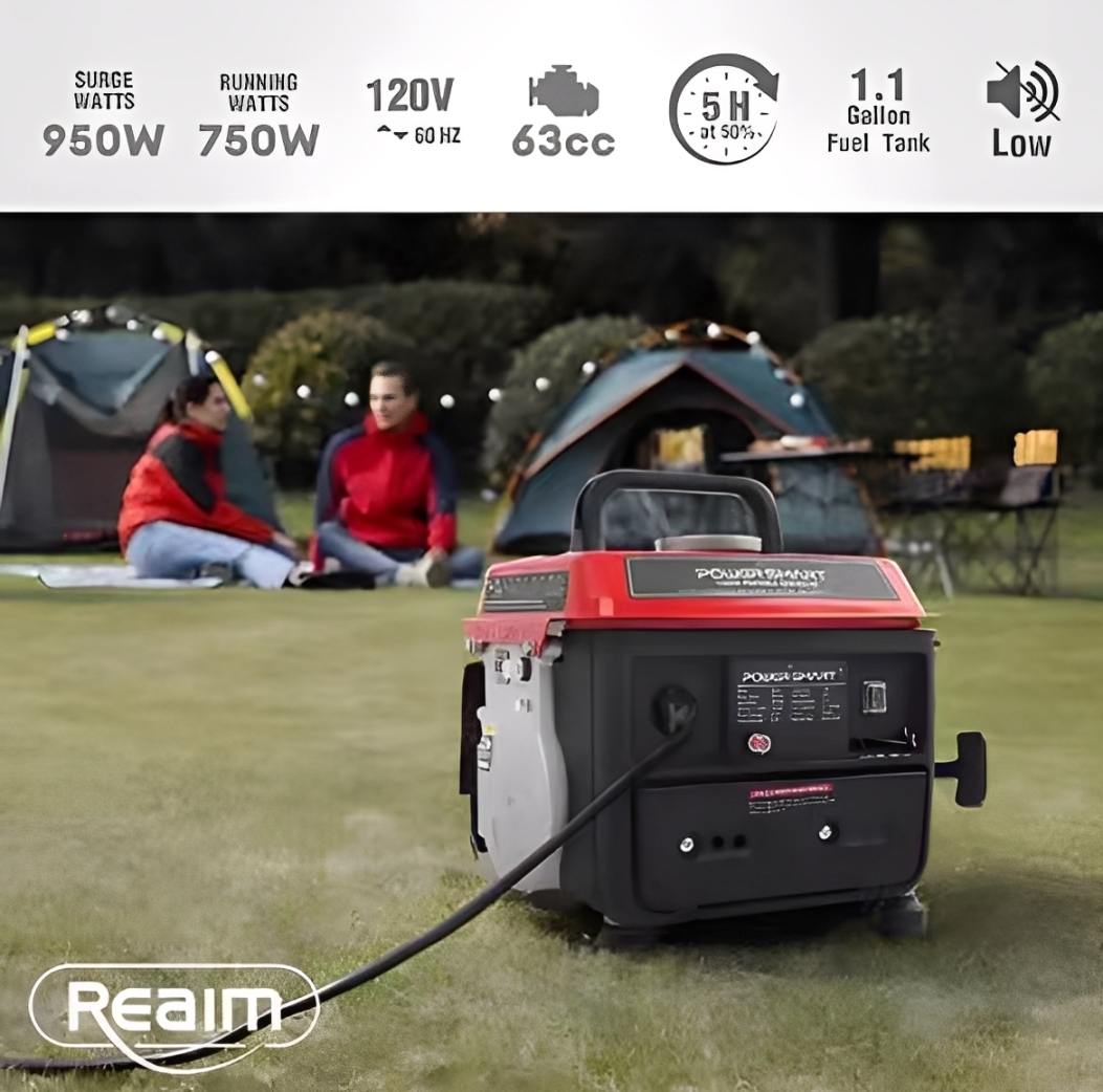REAIM Gasoline Generator Penjana Bahan Api Petrol 950W Household High ...