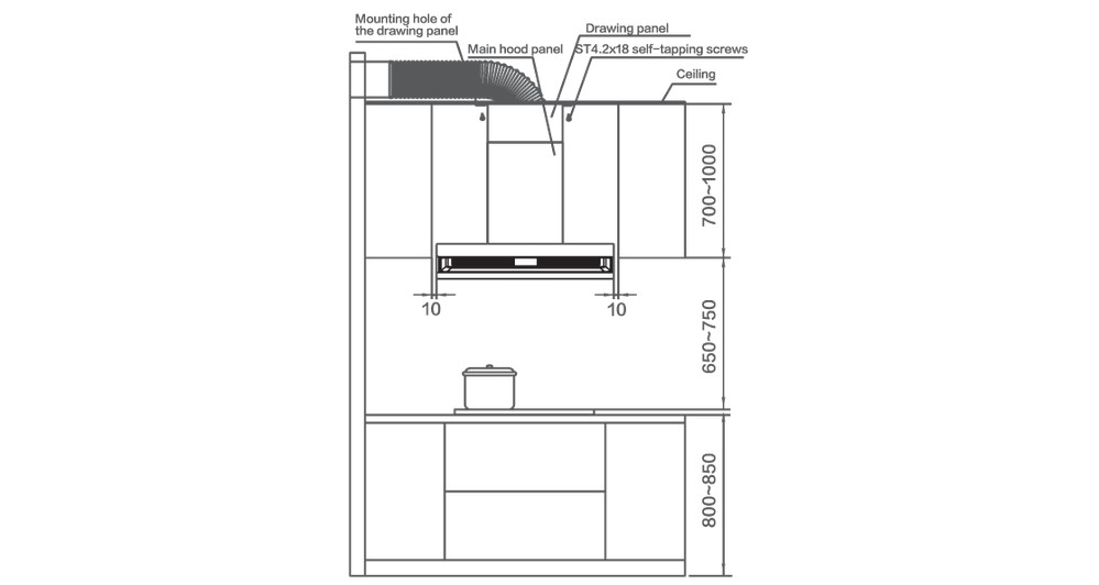 ROBAM CXW-220-A862 90cm DOUBLE CAVITY HOOD | Shopee Malaysia